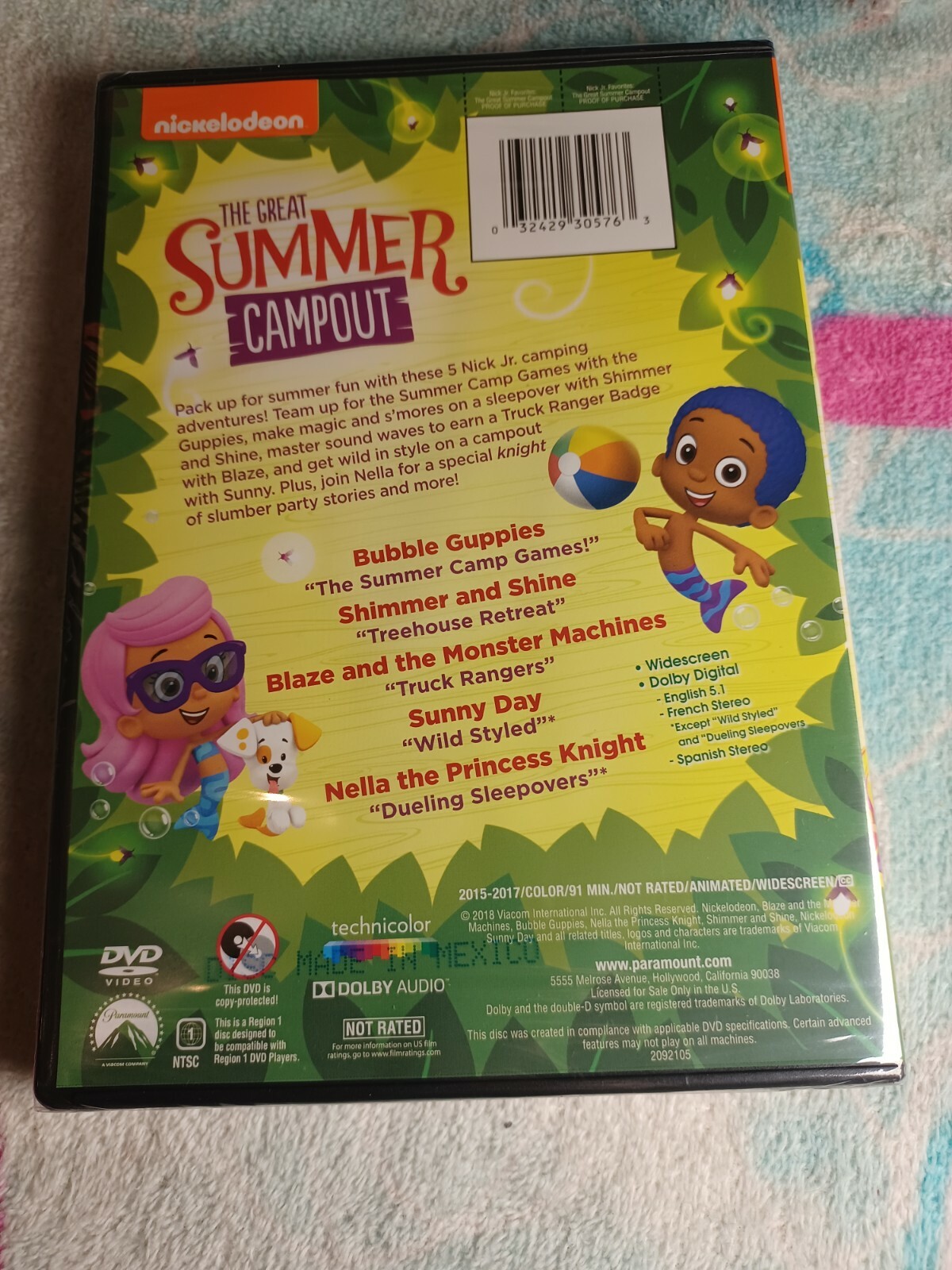 Nickelodeon Favorites: Great Summer Campout! Bubble Guppies Shimmer and ...