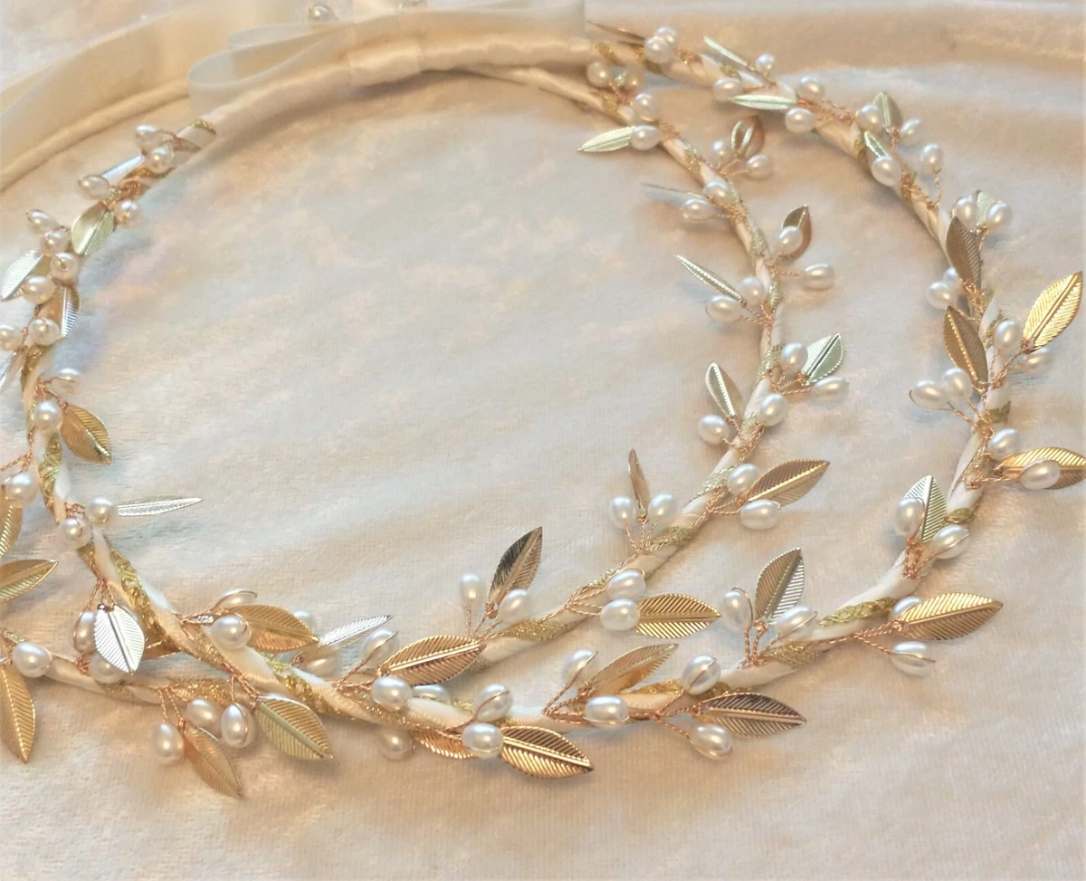Gold Olive Leaf Crown
