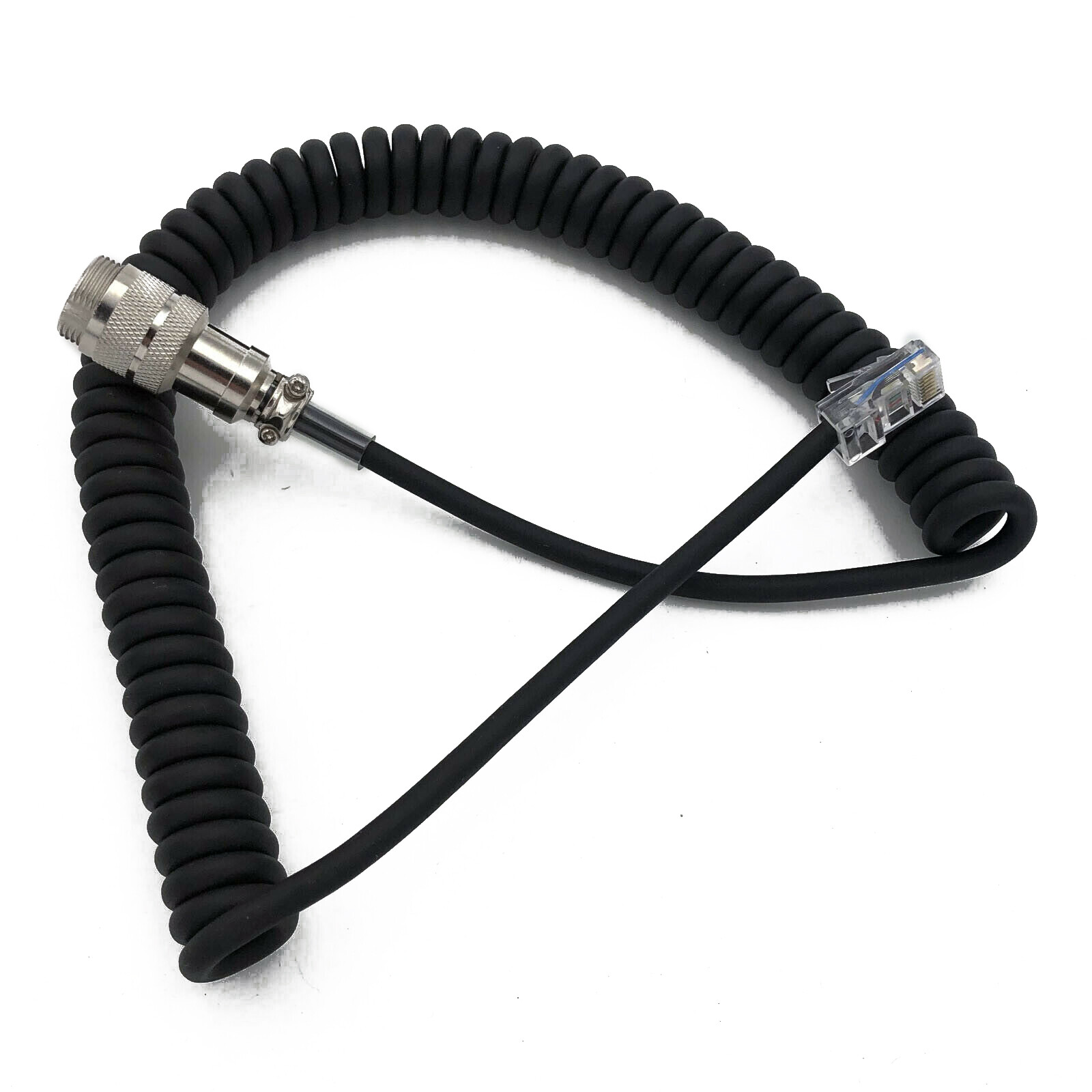 8Pin Cord To RJ45 Microphone Adapter Cable for Yaesu FT-900 FT897D ...