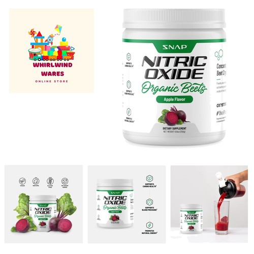 USDA Organic Beet Root Powder Nitric Oxide Supplement, Support Healthy ...