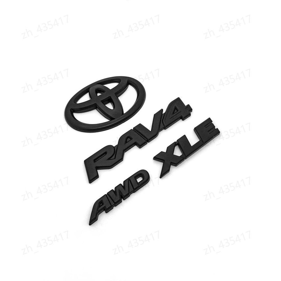 Overlays NEW 2019-2025 Toyota Rav4 XLE AWD Hybrid Matte Blackout ...