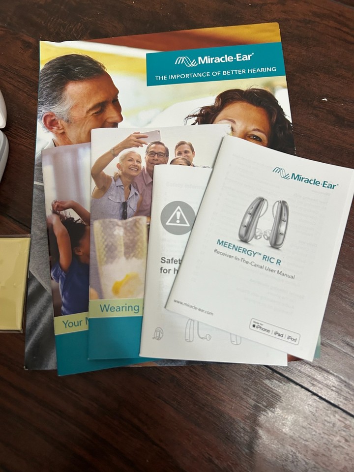 Miracle Ear Meenergy RIC R Hearing Aids with Charger - never used. | eBay