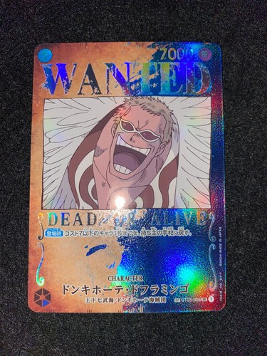 One Piece Card Donquixote Doflamingo ST03-009 Parallel WANTED Japanese | eBay