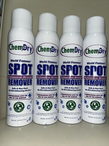 4 Cans Chem Dry Professional Strength Spot Remover 20 Oz New Version | eBay