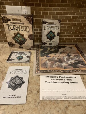 Icewind Dale (PC, 2000) Big Box Complete Windows 95/98 Forgotten Realms ...