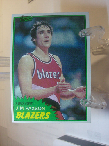 1981-82 Topps Basketball #W87 - Jim Paxson RC - Portland Trail Blazers ...