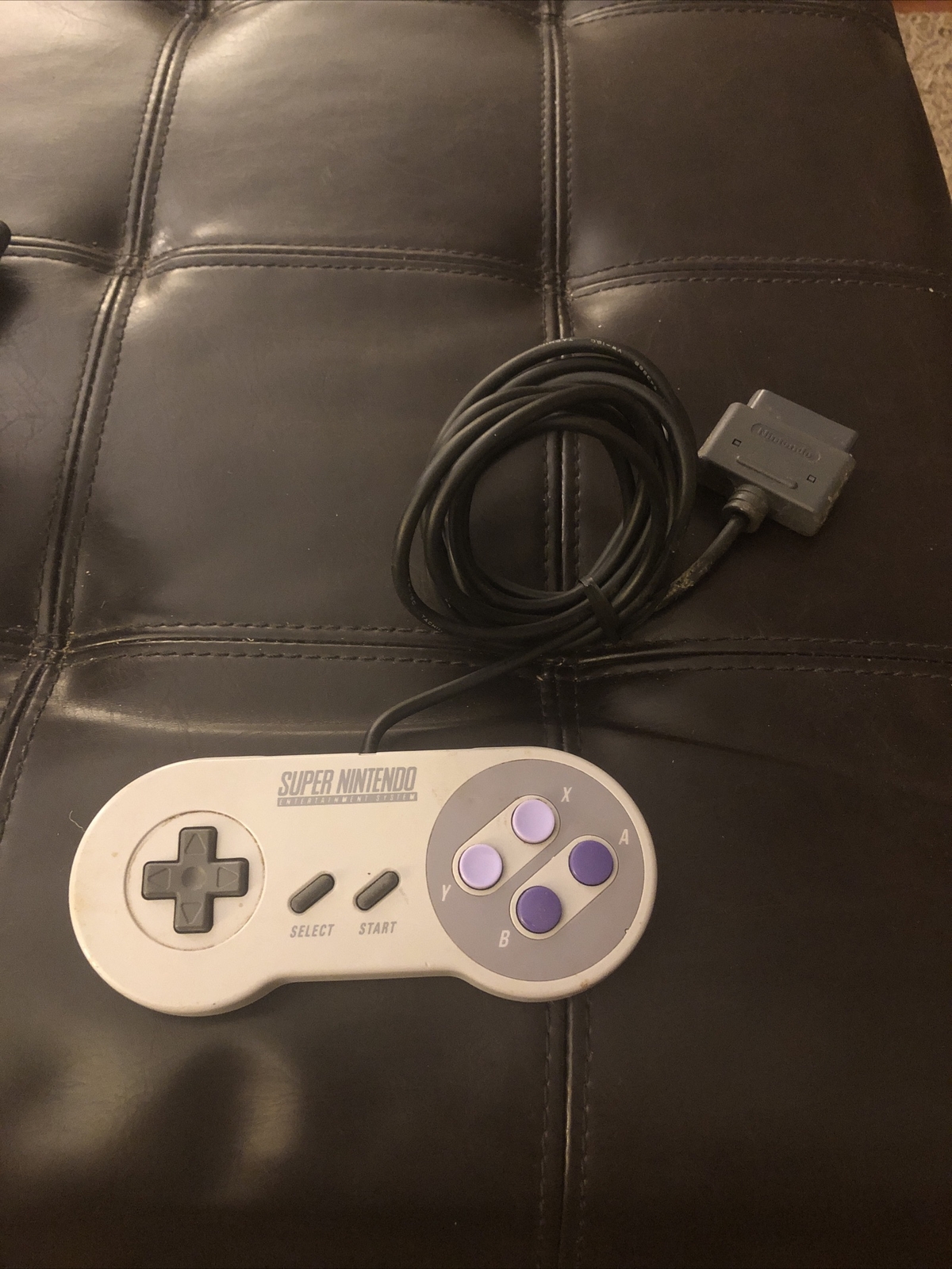 SNES Super Nintendo Original Controller Authentic OEM SNS-005 Tested ...