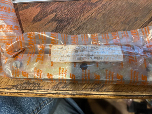 New Old Stock OEM genuine Stihl Guide ledge - 5202 750 4700 | eBay