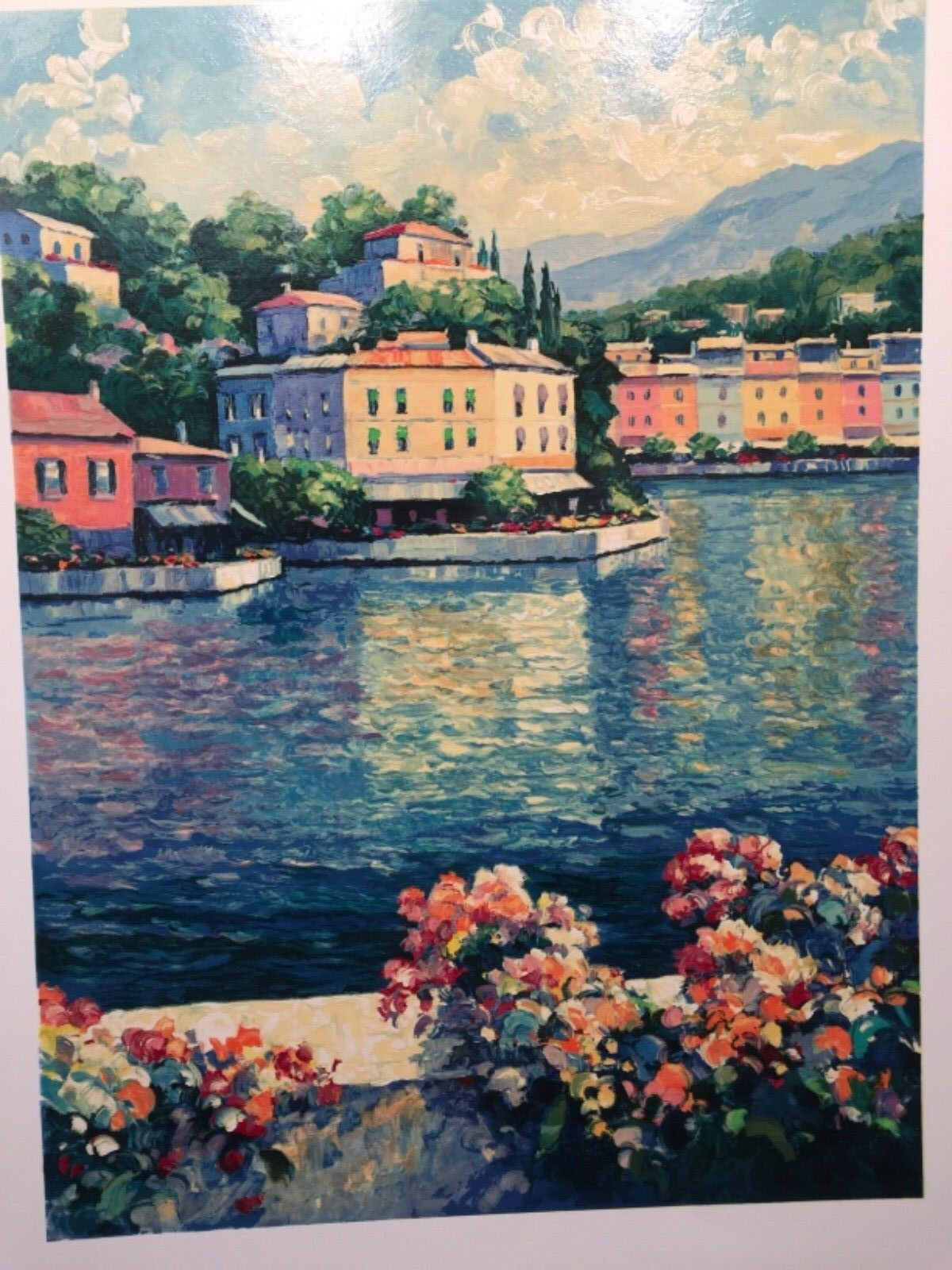 JOHN ZACCHEO - "LIPARI" ITALY ORIGINAL SERIGRAPH UNSIGNED PROOF SOLD ...