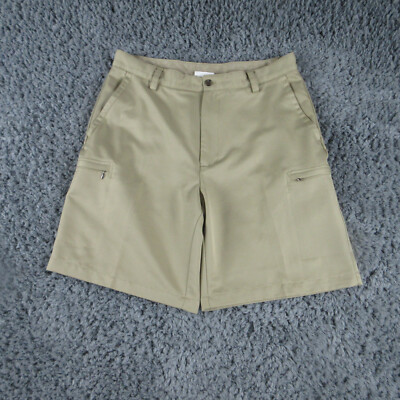 IZOD XFG Shorts Mens 34 Beige Perform X Golf Chino 33x9* | eBay
