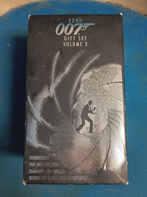 James Bond 007 Gift Set Volume 2 VHS 4 Tapes | eBay