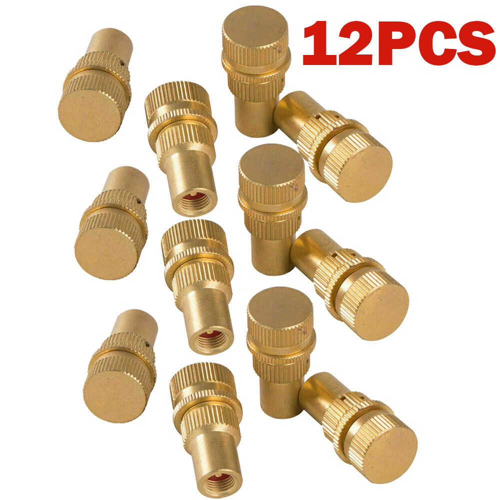 12x Brass Car Tire Deflators Kit 6-30 PSI Automatic Universal ...