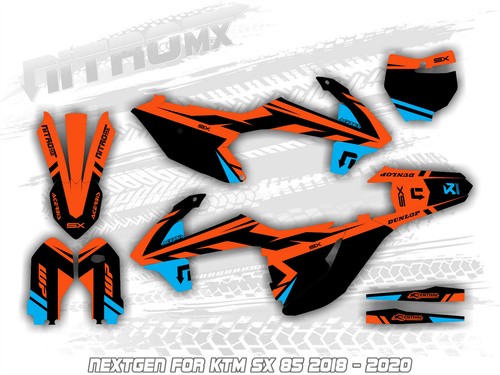 NitroMX Graphic Kit for KTM SX 85 SX85 2018 2019 2020 Motocross Decals ...