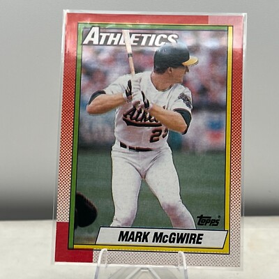 1990 MARK MCGWIRE Topps #690 Oakland Athletics (1521) | eBay