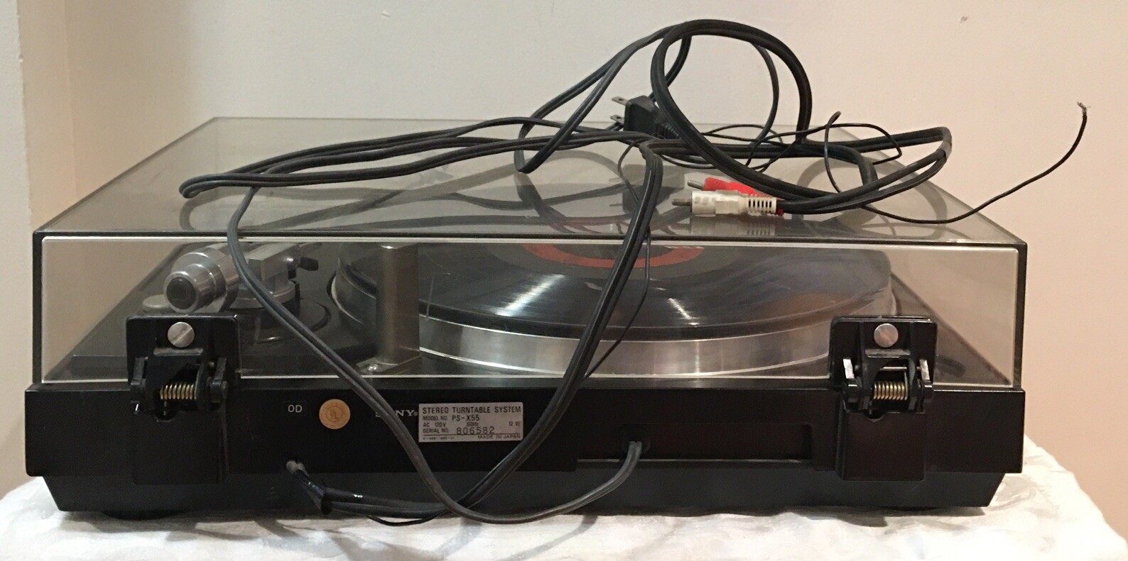 Sony PS-X55 Fully Automatic Direct Drive Turntable With Ortofon LM-10 ...