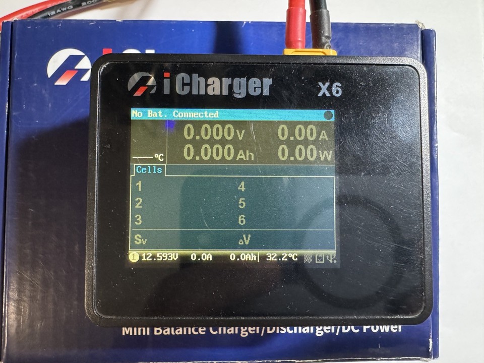 Junsi iCharger X6 Lilo/LiPo/Life/NiMH/NiCD DC Battery Charger (6S/30A ...