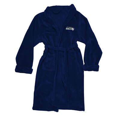 NEW NFL Football Seattle Seahawks L/XL Bathrobe Lounge Sleep Robe -One ...