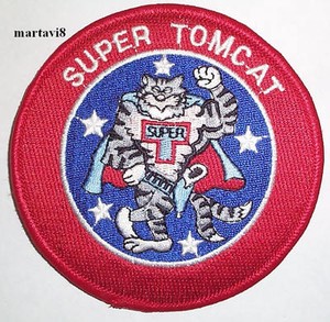 US.Navy F-14 `SUPER TOMCAT` Cloth Badge / Patch (F14-17) | eBay