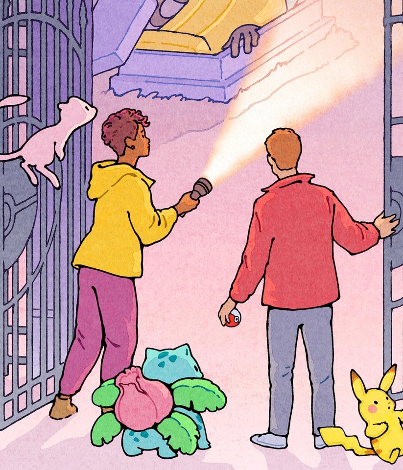 Pokemon Cemetery Ghost Graveyard Japanese Giclee Poster Print Art 12x17 ...