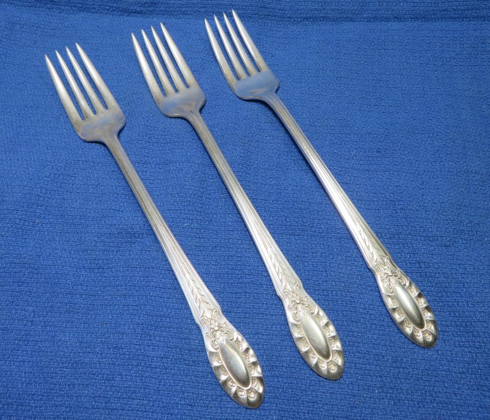 Wallace Silver Plate Shod - 1937 Southgate lot of 3 Dinner Forks | eBay