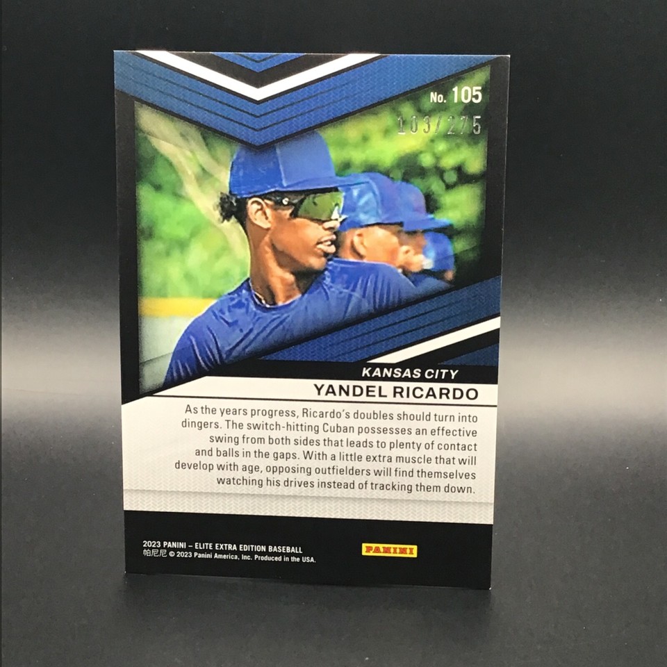 YANDEL RICARDO 2023 Elite Extra Edition ORANGE STATUS /275 KANSAS CITY ...