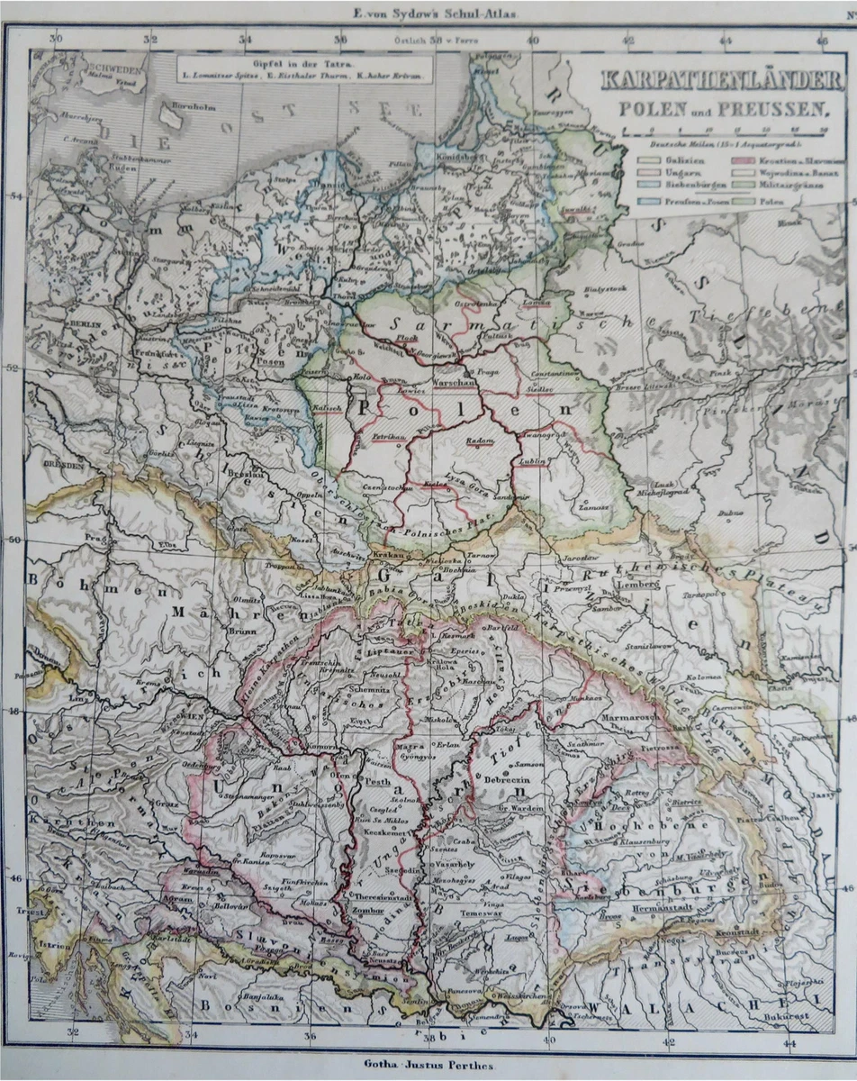Carpathians Map