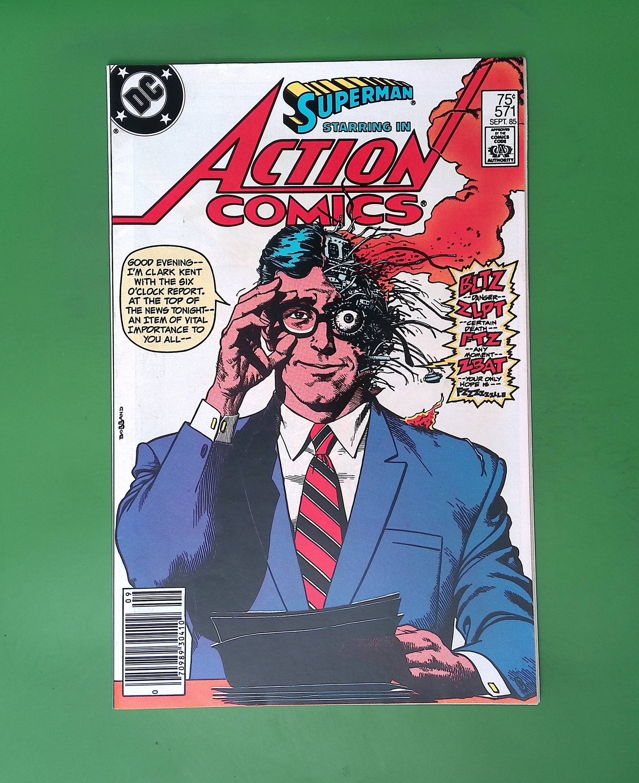 Action Comics #571 Vol. 1 1985 DC Comics Newsstand 8.0 Comic Book L4-32 ...