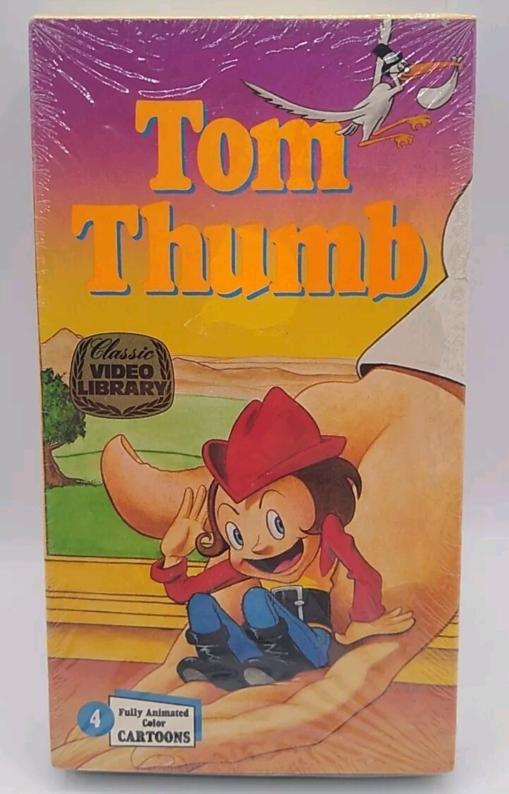 Tom Thumb Vhs Kids Klassics 1990 Sealed New Cartoons Classics | eBay