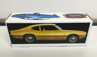New 1970 1971 Ford Maverick Custom Made Dealer Promo Model BOX ONLY..NO ...