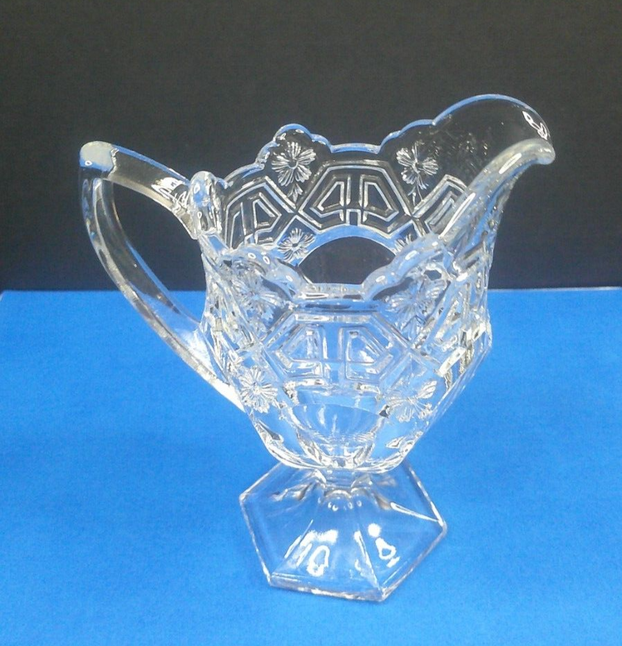 Athenia, #15140, Reverse 44, US Glass, EAPG, Creamer, USA, c 1912, ExCd ...