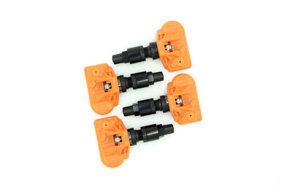 New BMW 433 mhz TPMS Sensor Set With Black Stems 2007 2008 2009 M3 E92 ...