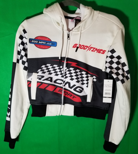 Pink Platinum Cropped Jacket Small Hoddie Zipper Baby Girl Racing ...