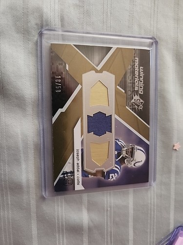2008 SPx Winning Materials Single Jersey Arrows /50 Joseph Addai #WM-JA ...