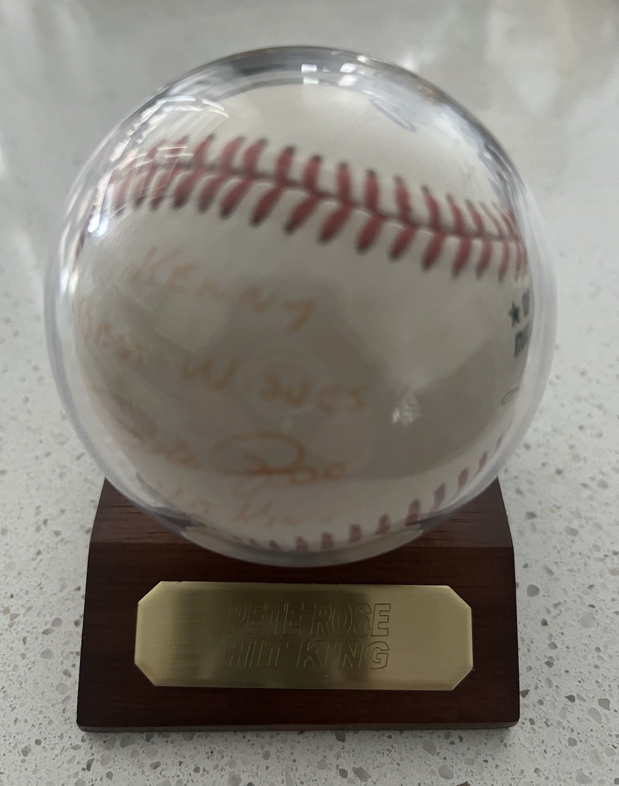 Pete Rose Autographed OML Rawlings Baseball Inscribed "Hit King" w ...
