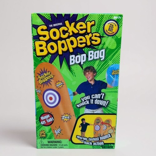 Big Time Socker Boppers 4ft Inflatable Bop Bag Bounce-Back Toy For ...