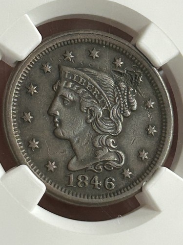 1846 Large Cent - Small Date - Extremely Fine Details, Absolutely ...