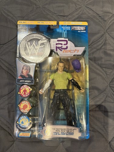 WWE WWF Jeff Hardy Real Scan R3 Tech Figure Year 2002 | eBay