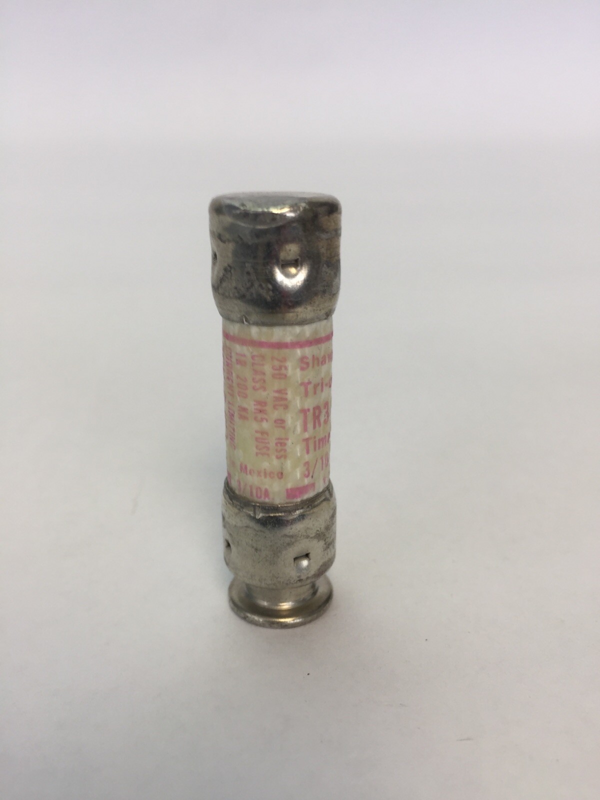 SHAWMUT TRI-ONIC TR3/10R TIME DELAY FUSE 3/10A 250VAC CLASS RK5 (BOX OF ...