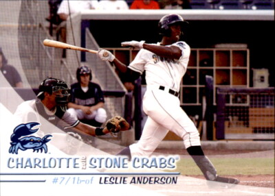 2010 Charlotte Stone Crabs Grandstand #2 Leslie Anderson Guantanamo ...