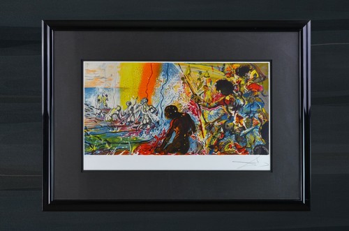 Salvador Dali rare "Tuna Fishing" original print signed by the artist ...