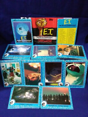 1982 Topps “E. T. Extra Terrestrial” BASE Trading Card SET (87 ...