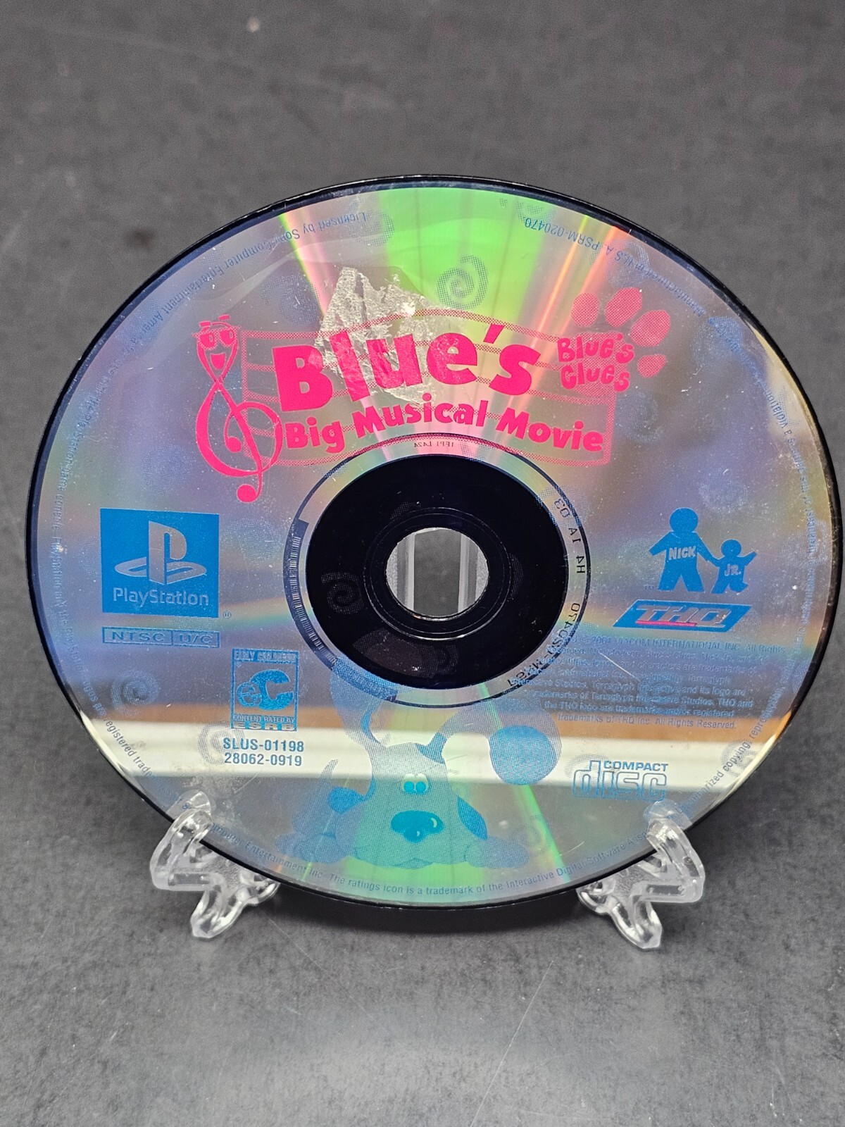 Blues Clues Big Musical Game (Sony Playstation 1 PS1} Disc Only Tested ...