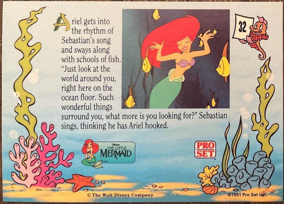 The Little Mermaid Trading Card #32 | eBay