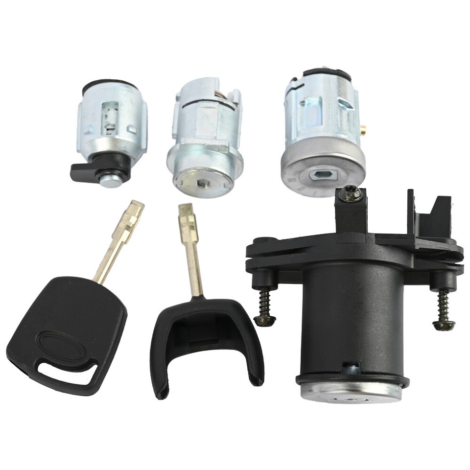 FOR FORD FIESTA MK5 FUSION IGNITION SWITCH DOOR TRUNK LOCK BARREL 2 ...