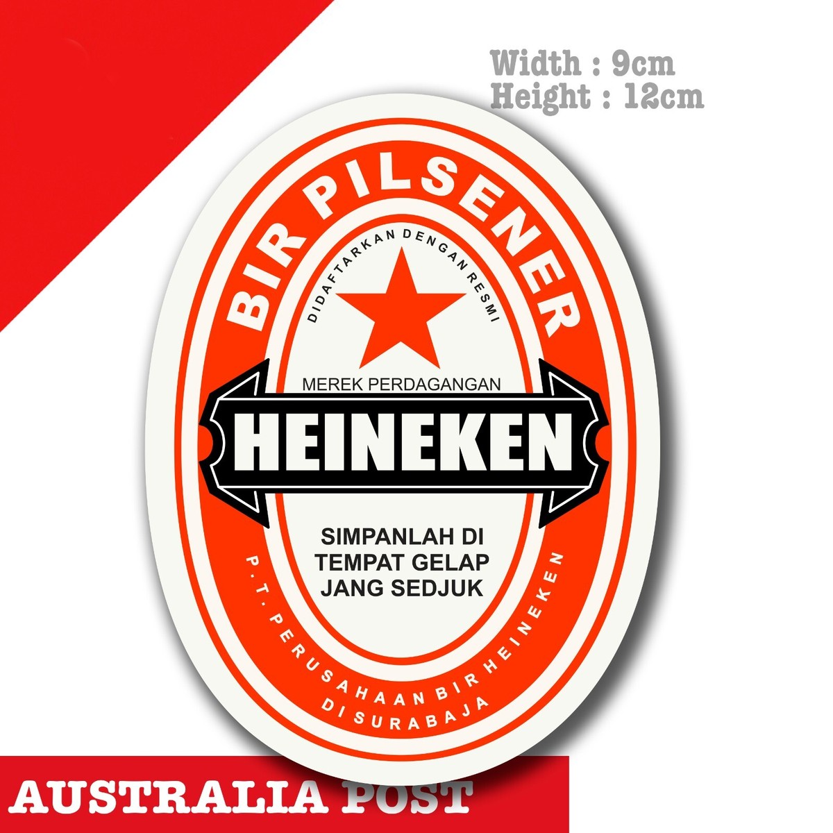 Heineken Label Template