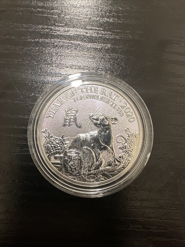 2020 Great Britain LUNAR YEAR OF THE RAT 1 Oz Pure .999 Silver Coin | eBay