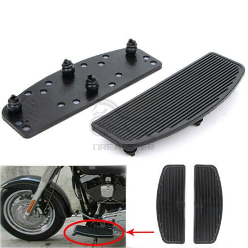 Front Rubber Insert Footboards Pad Fit Harley Touring 1986-19 Electra ...