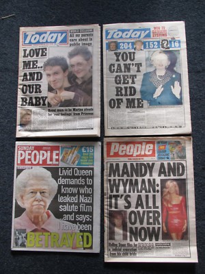' Various ' Original Newspapers 80s , 90s & 2000s - Your Birthday ...