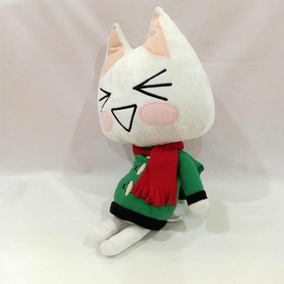 Doko Demo Issyo Toro Inoue Cat Plush Toy Winter Coat Taito LARGE 21 ...