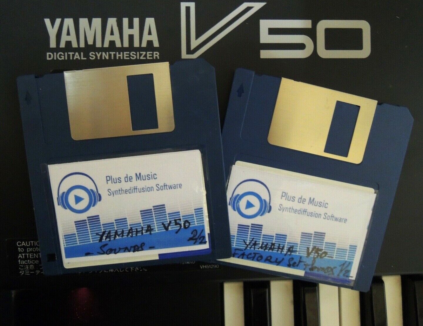 Yamaha V50 Set 2 Floppy Disk Factory Sounds Data + Full Sound Library ...